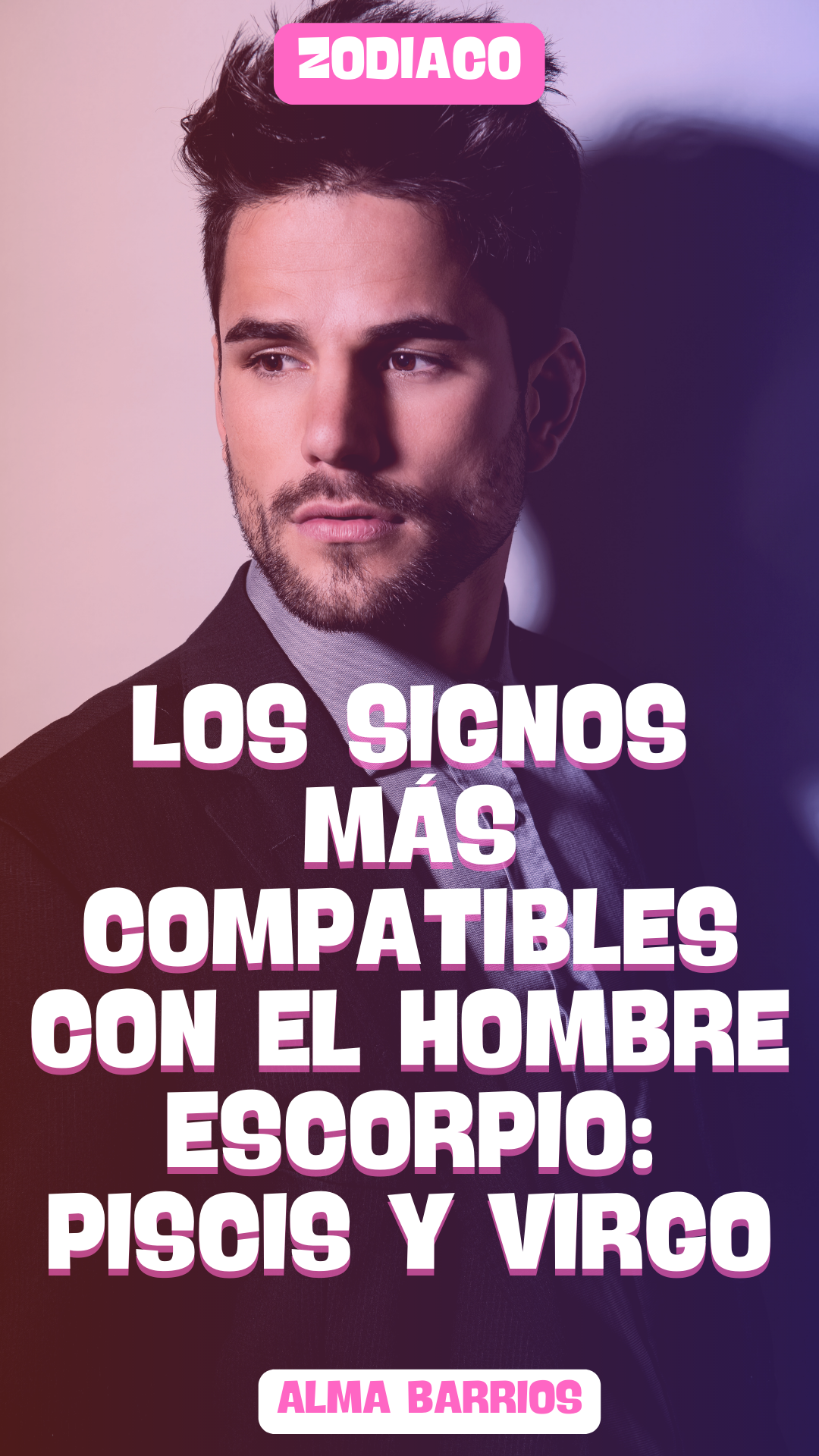 Los signos más compatibles con el hombre escorpio