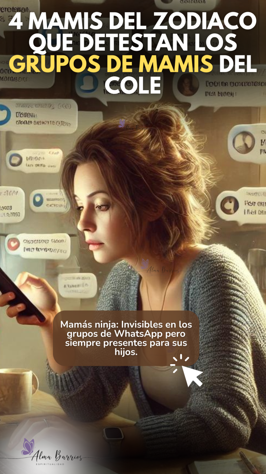 4 Mamis del zodiaco que detestan los grupos de mamis del cole
