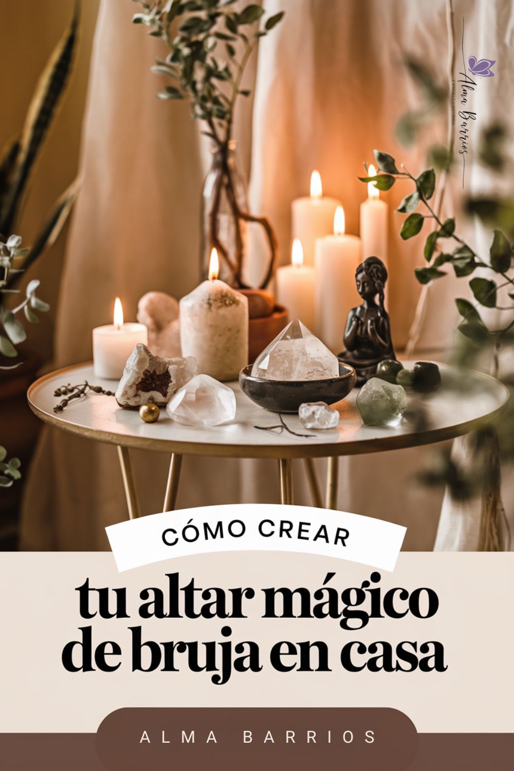 Cómo Crear tu Altar Mágico de Bruja en Casa