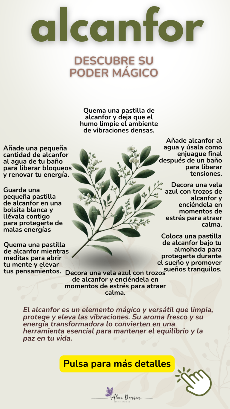 Propiedades y Usos Mágicos del Alcanfor: Purificación, Protección y ...