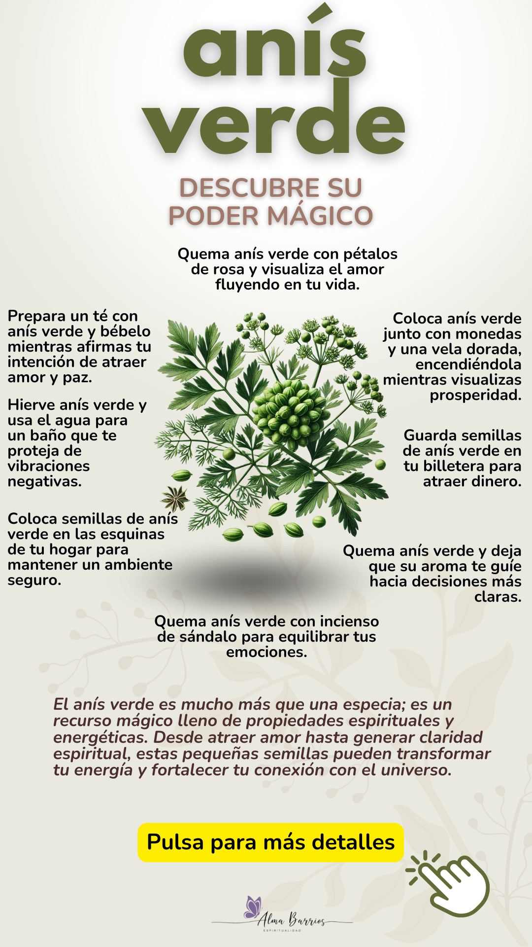 Anís Verde: Propiedades y Usos Mágicos