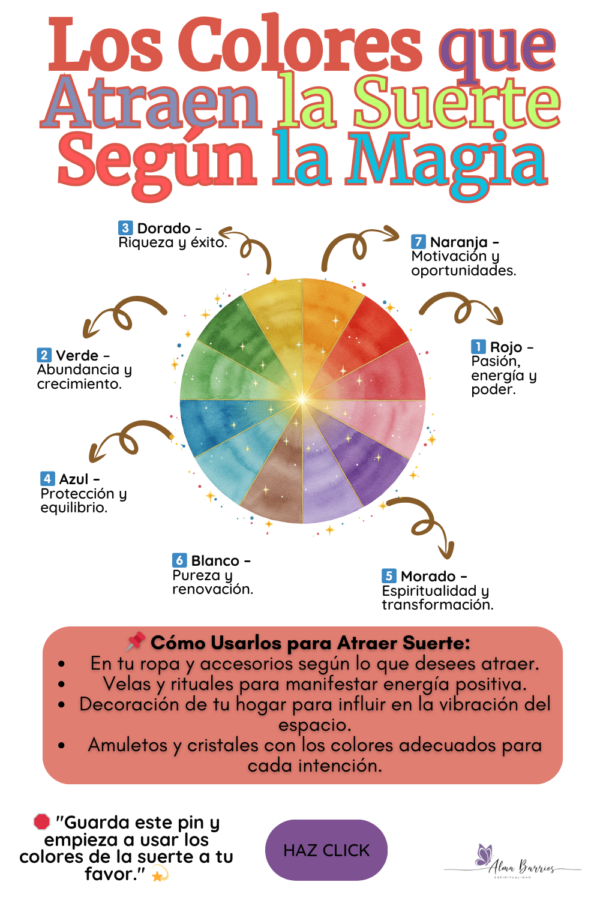Los Colores que Atraen la Suerte Según la Magia