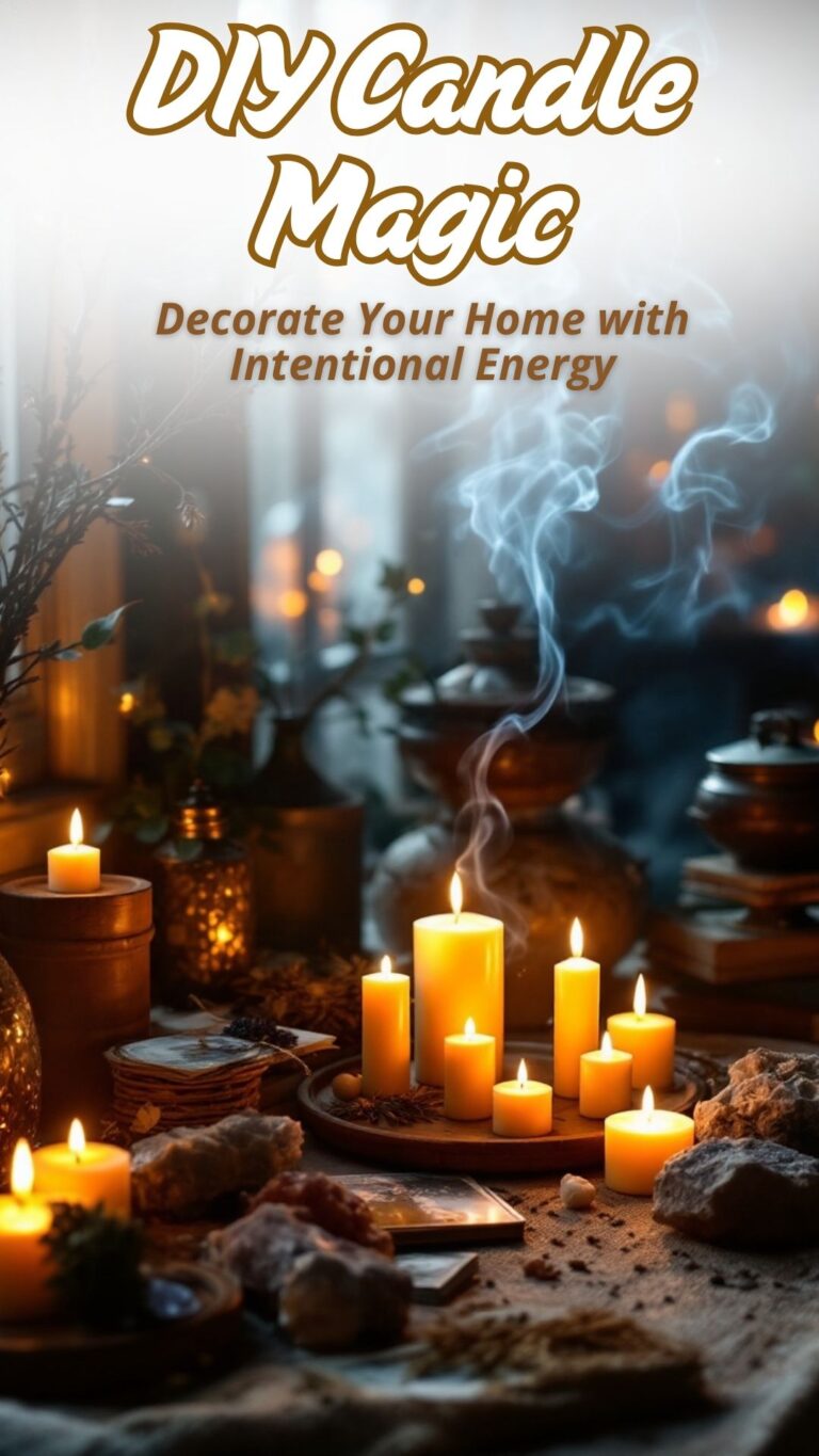 DIY Candle Magic – Decorate Your Home with Intentional Energy
