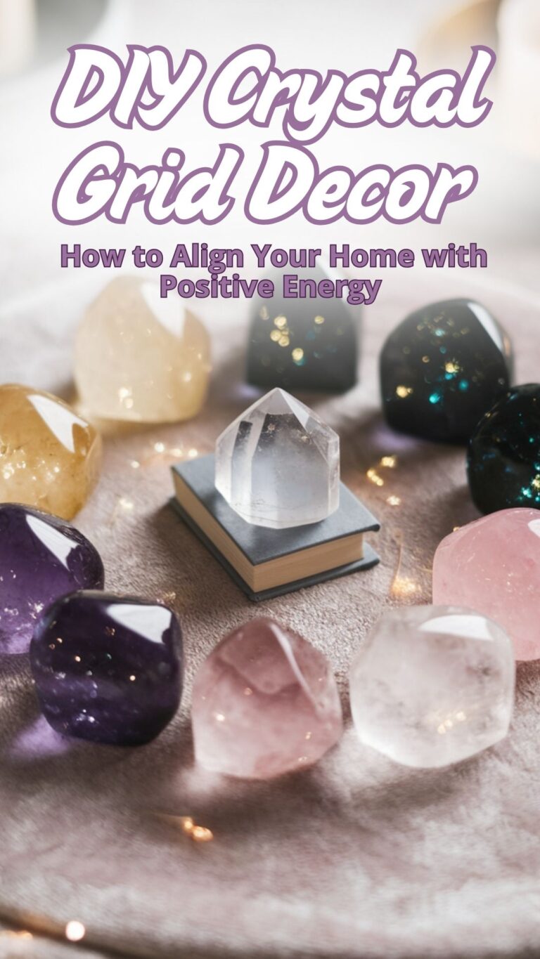 DIY Crystal Grid Decor – How to Align Your Home with Positive Energy
