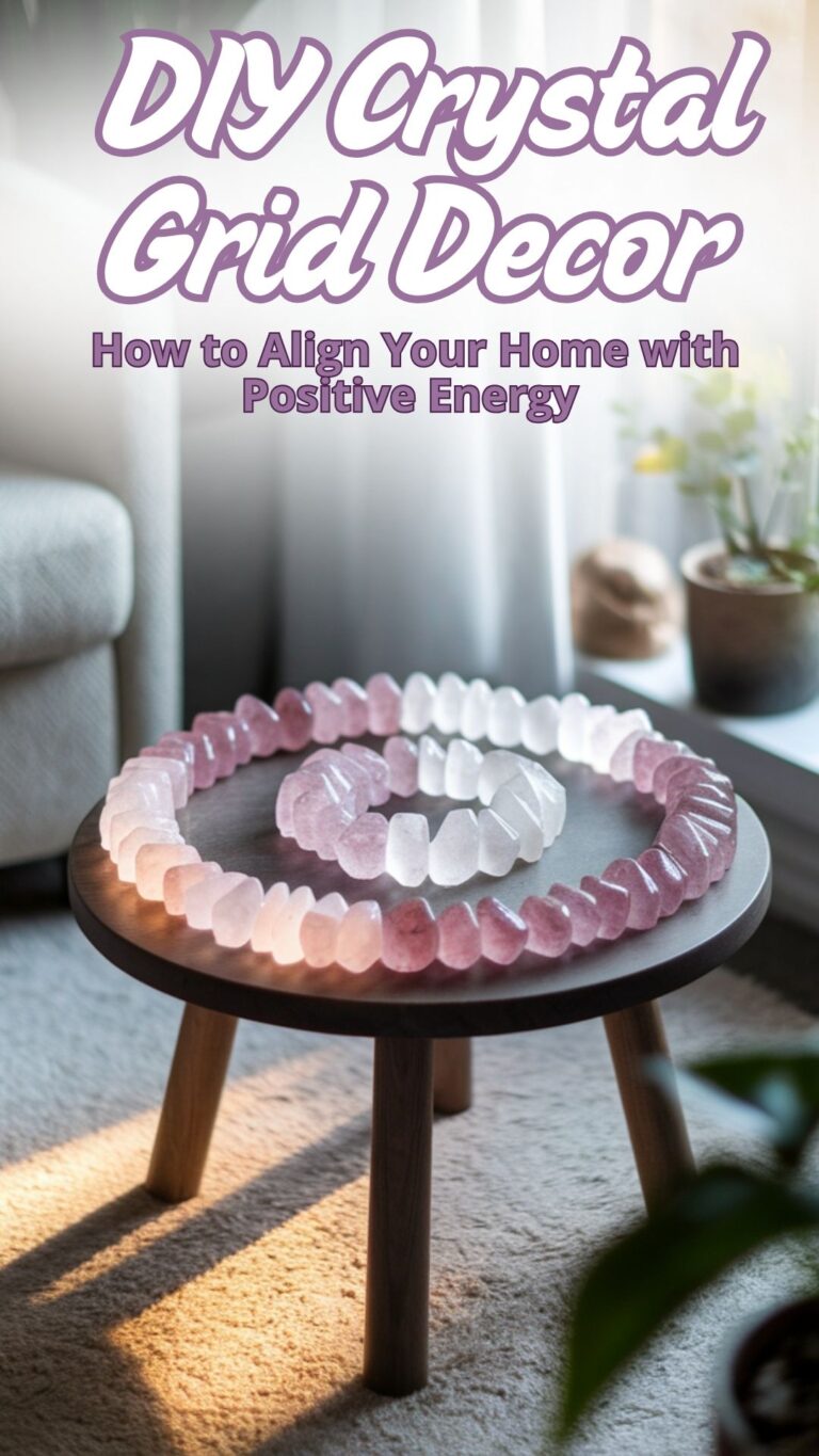 DIY Crystal Grid Decor – How to Align Your Home with Positive Energy