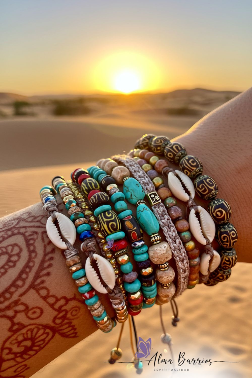 Mystical Boho Bracelet Stacks – Charm & Earthy Vibes