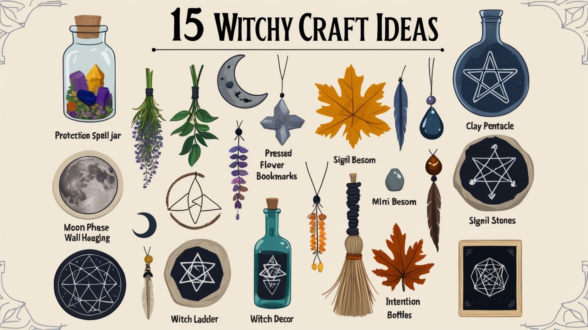 15 Best Witchy Crafts Ideas to Recreate
