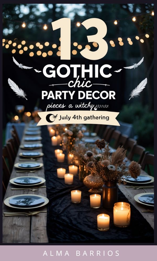 13 Gothic-Chic Party Decor Pieces for a Witchy July 4th Gathering