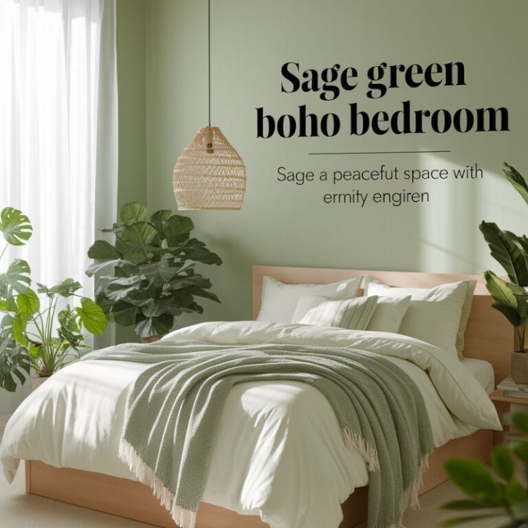 Sage Green Boho Bedroom: Style a Peaceful Space with Earthy Energy