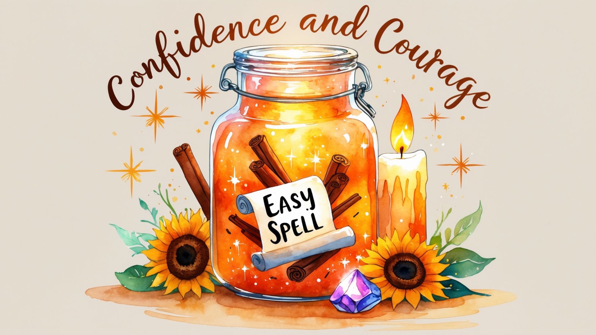 Easy Spell for Confidence and Courage