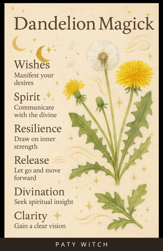 Dandelion Magick: Wishes, Spirit Connection & Emotional Resilience