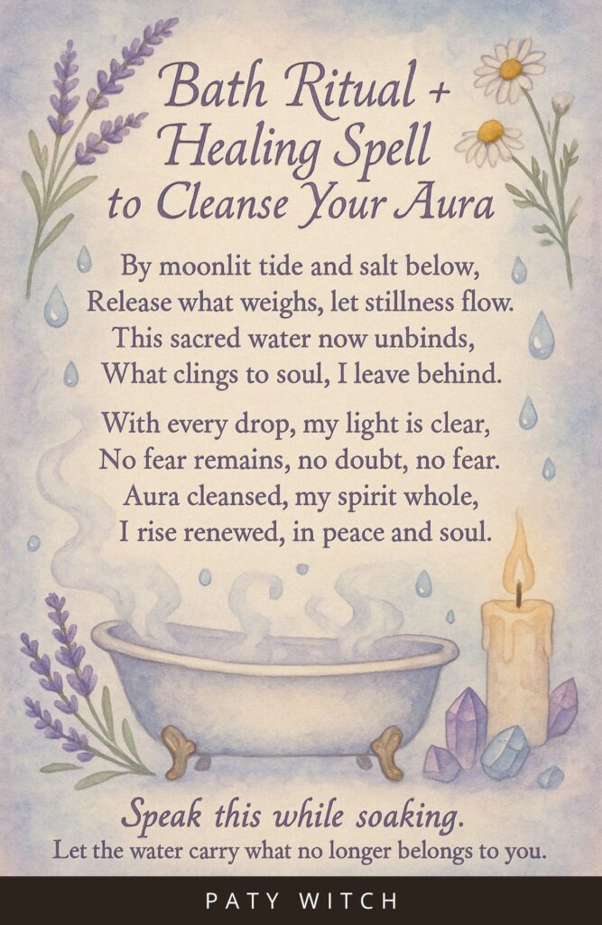 Bath Ritual + Healing Spell to Cleanse Your Aura