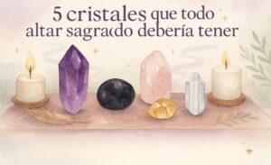 5 cristales que todo altar sagrado debería tener