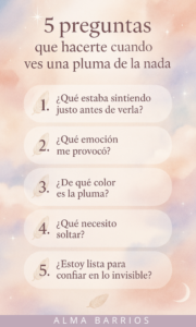 5 preguntas que hacerte cuando ves una pluma de la nada