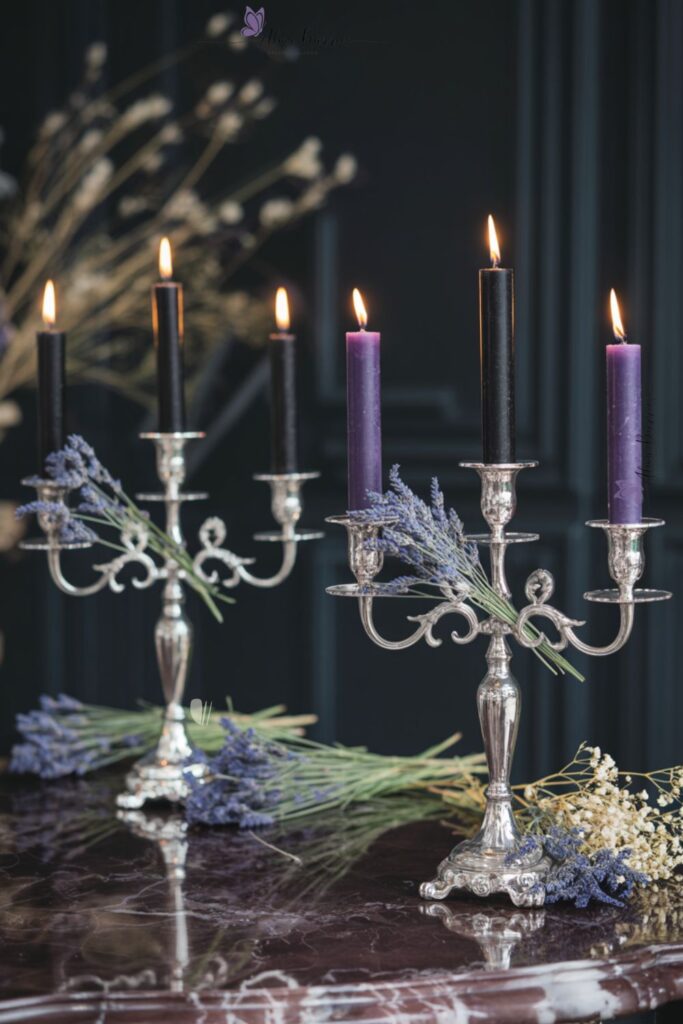 Decoraciones de Halloween con Estilo de Bruja Mística