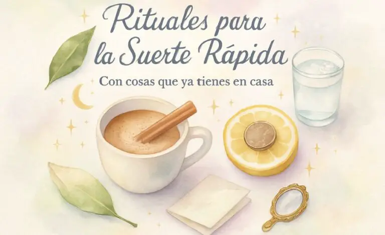 Rituales para la suerte rápida con cosas que ya tienes en casa