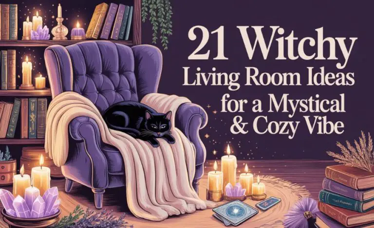 21 Witchy Living Room Ideas for a Mystical & Cozy Vibe