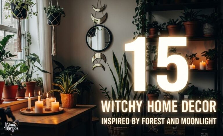 15 Witchy Home Decor Inspired by Forest and Moonlight
