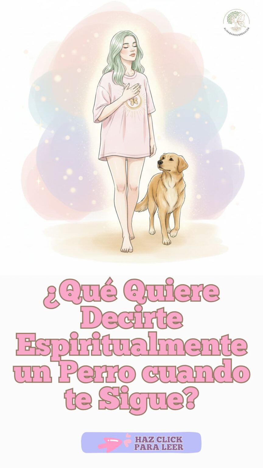 Qué significa espiritualmente que un perro te siga